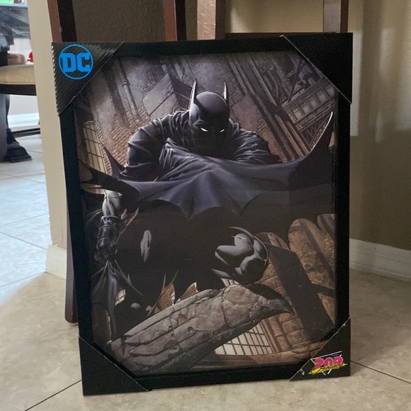 Wall Decor | Dc Puffy Batman Picture Frame | Poshmark